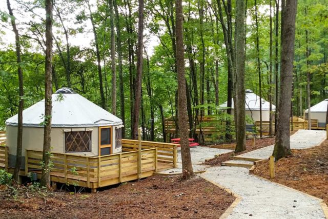 Glamping in Georgia: Yurts, Campers, Treehouses, Bell Tents, and More!